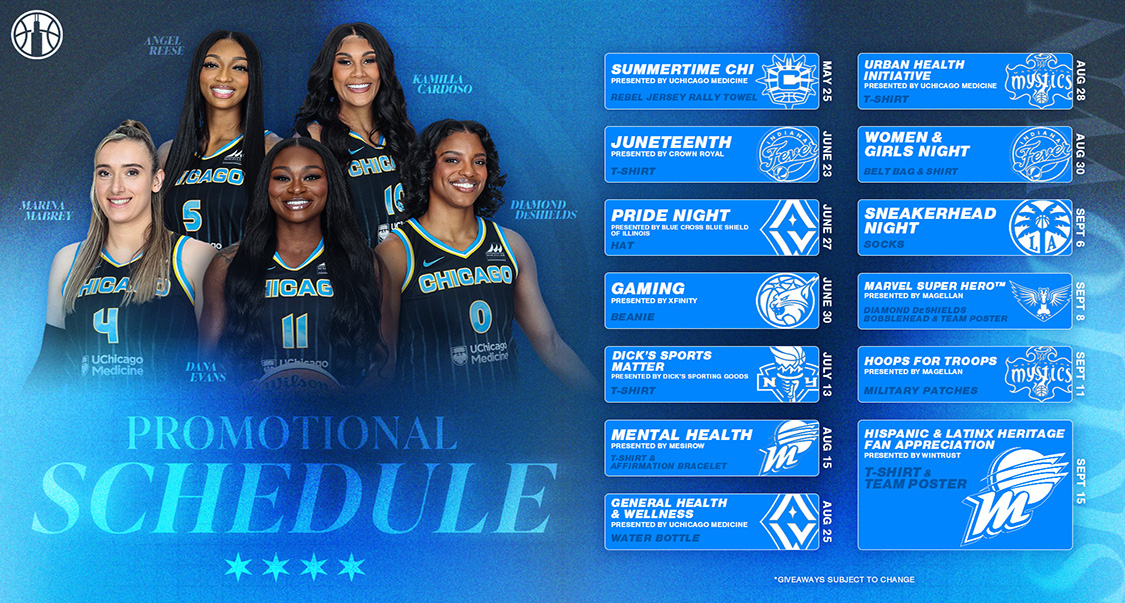 Chicago Sky reveals 2024 theme nights - Windy City Times