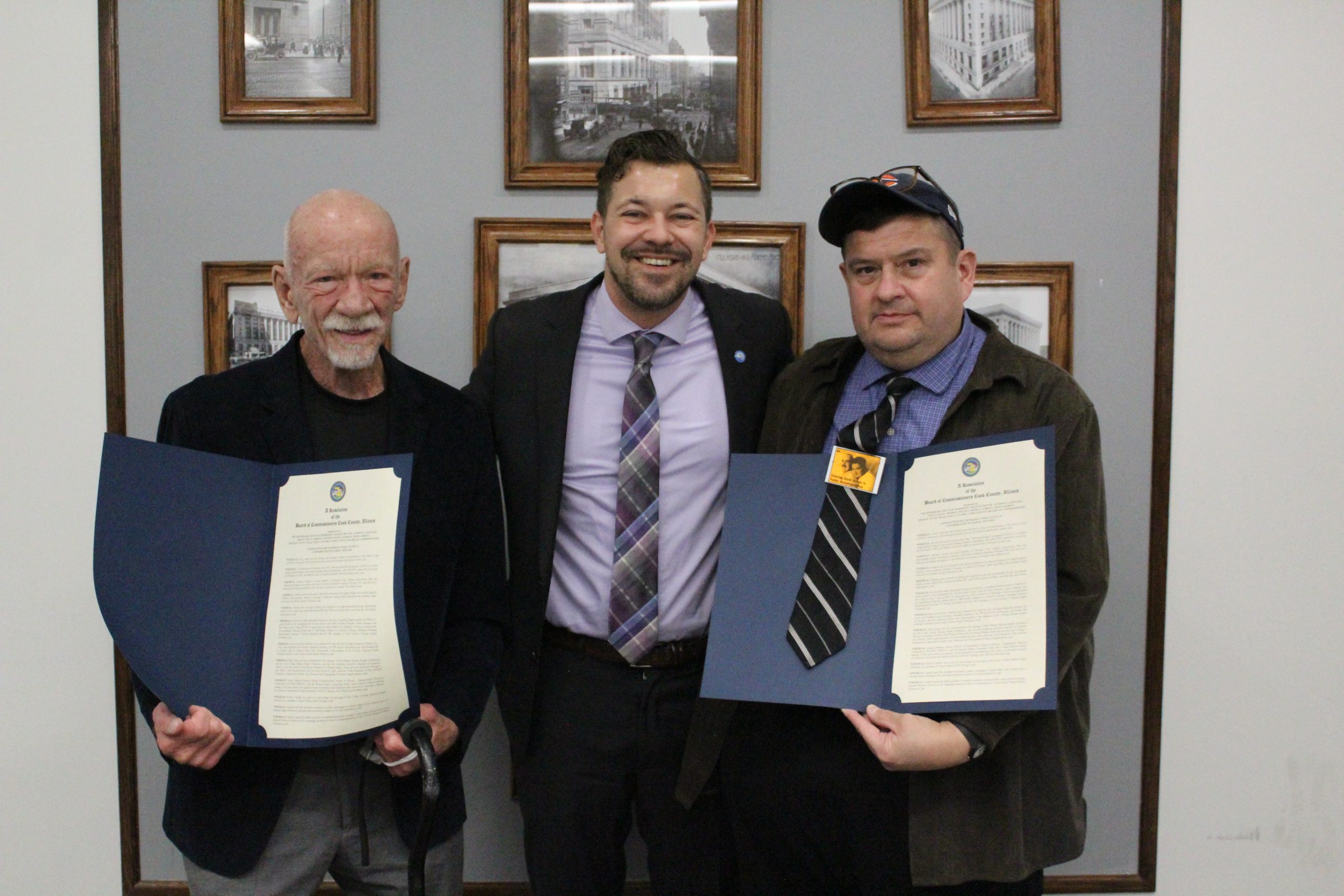 Cook County Board honors LGBTQ+ activists Art Johnston, Robert Castillo ...