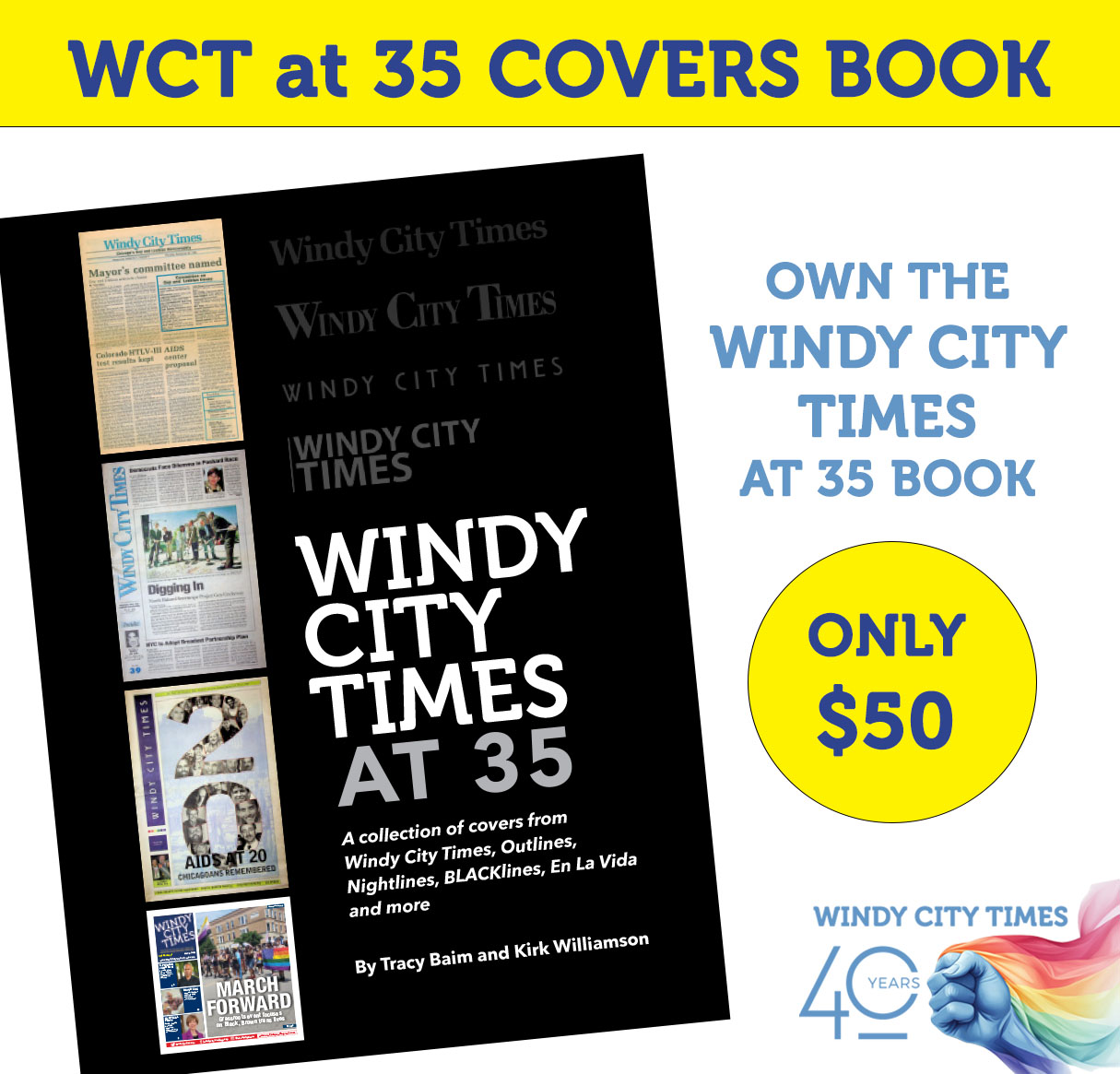 Windy City Times at 35 Covers Book: SOLD OUT - Windy City Times